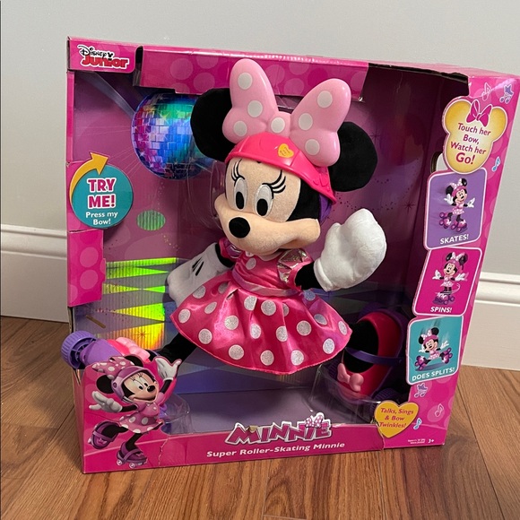 Disney | Toys | Brand New Disney Minnie Mouse Super Rollerskating Doll ...